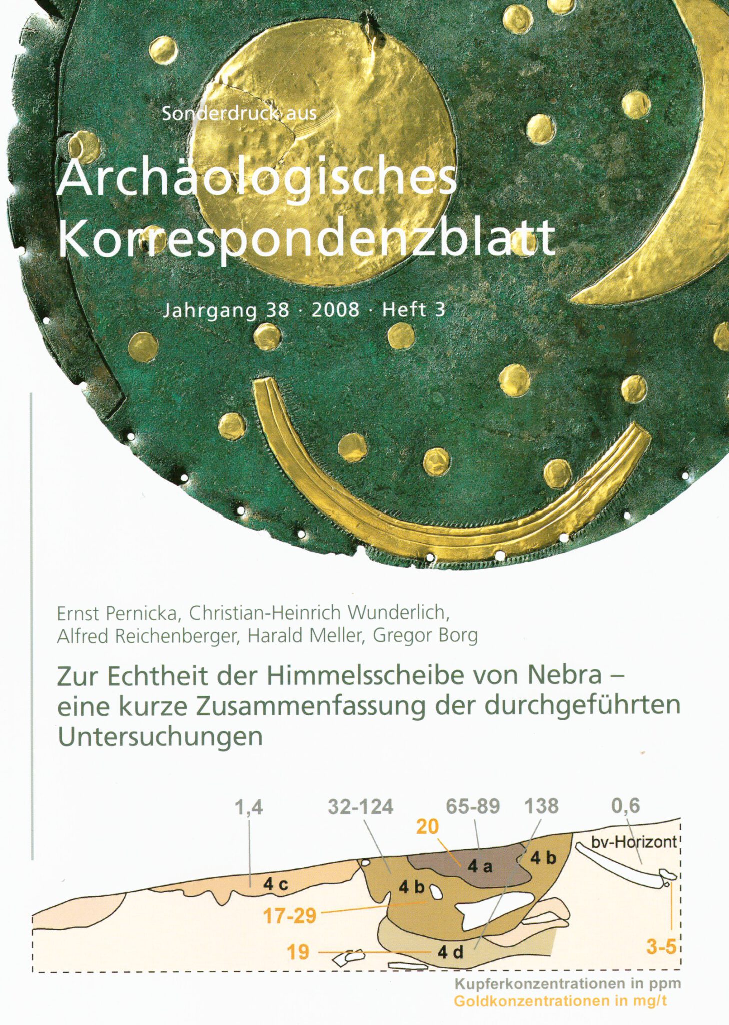 Archäologisches Korrespondenzblatt – Zur Echtheit der Himmelsscheibe ...